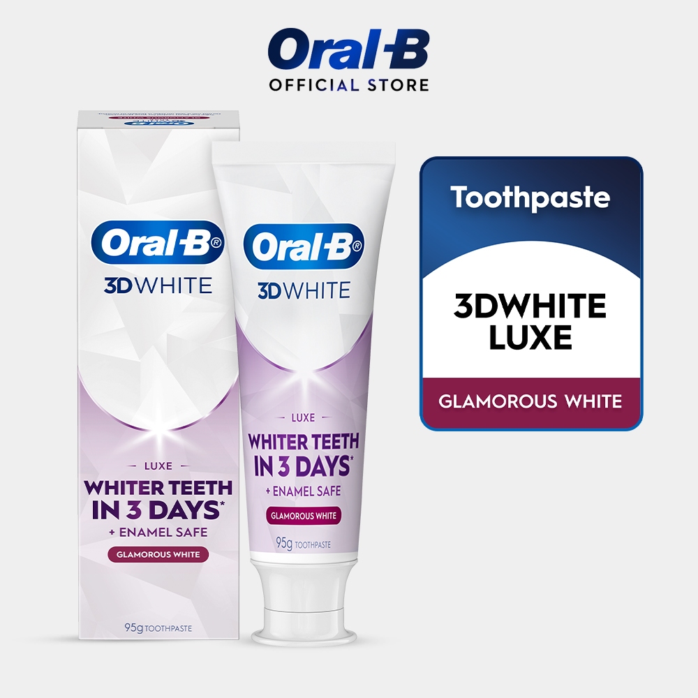 Oral-B 3D White Luxe Glamorous Whitening Toothpaste 95g | Shopee Malaysia