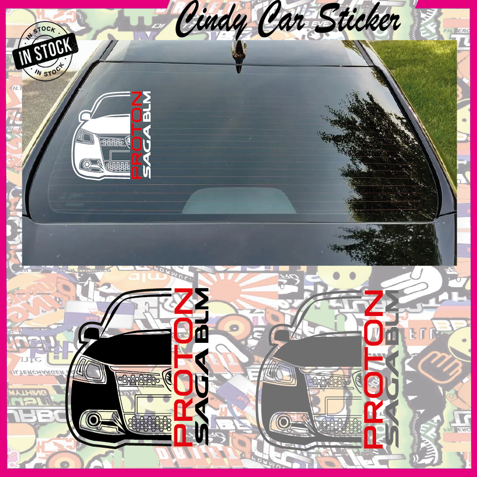 proton SAGA BLM car sticker 5inch | Shopee Malaysia