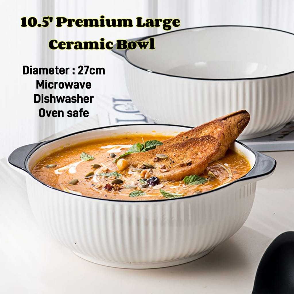 10.5' Big Bowl/ Soup Bowl/Mangkuk Sup/ Mangkuk Besar/ Noodle Bowl ...