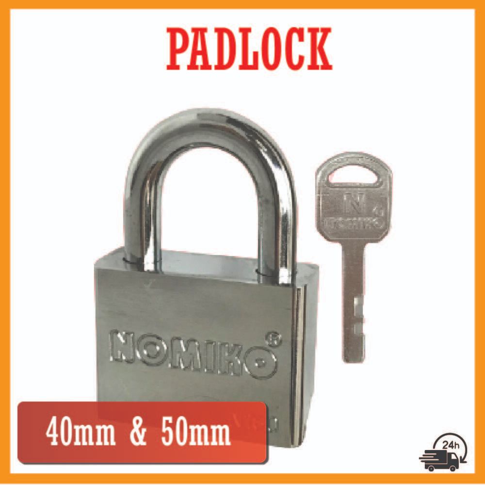[ANTI-CUT] Padlock Hardened Steel Body Anti Cut (Size 40mm & 50mm ...