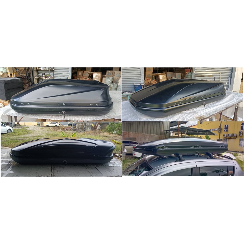 Car Roofbox 400L/450L / 480L/550L Roof Box(Aerodynamic Design) | Shopee ...