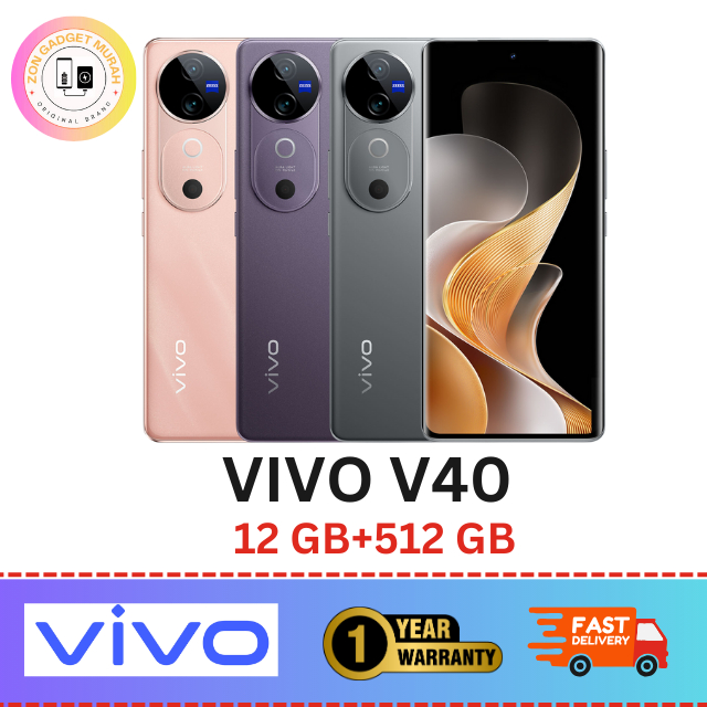 Vivo V40 5G (12GB + 256GB)| Qualcomm Snapdragon 7 Gen 3 | 6.78" AMOLED ...
