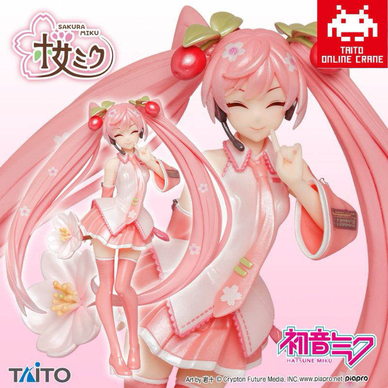 Original Taito vocaloid - Hatsune Miku sakura 2021 Taito online crane ...