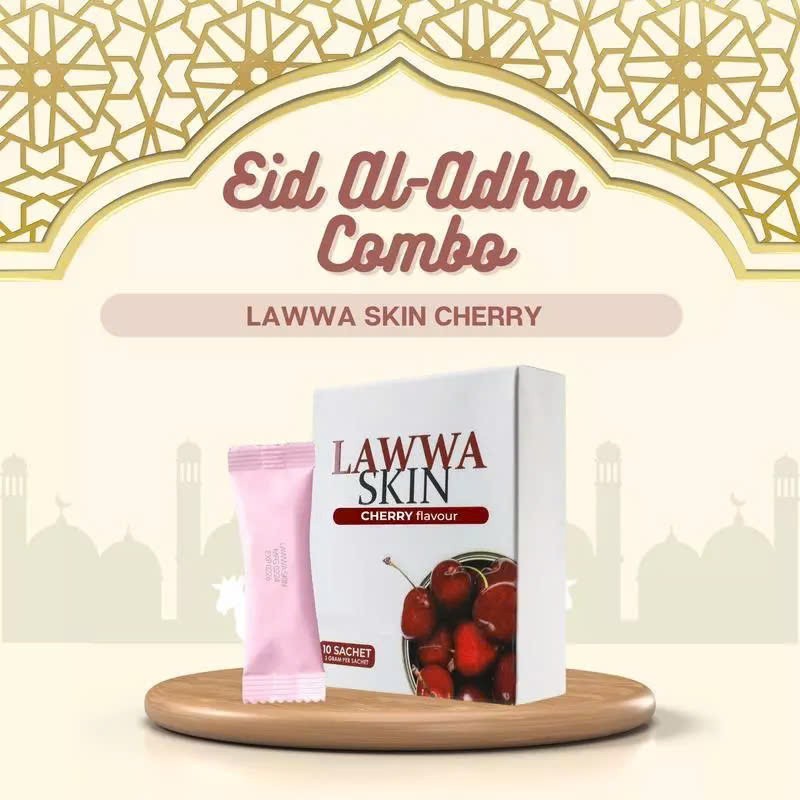KAK ELL HQ | LAWWA SKIN CHERRY | 1 BOX 10 SACHET | SKIN REPAIRING ...