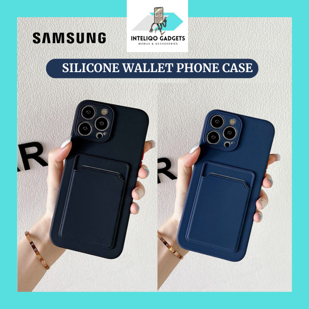 Samsung A56 A36 A26 A55 A54 A35 A25 A24 A16 A15 A06 A05s A05 A04s Pocket Silicone Card Wallet ...