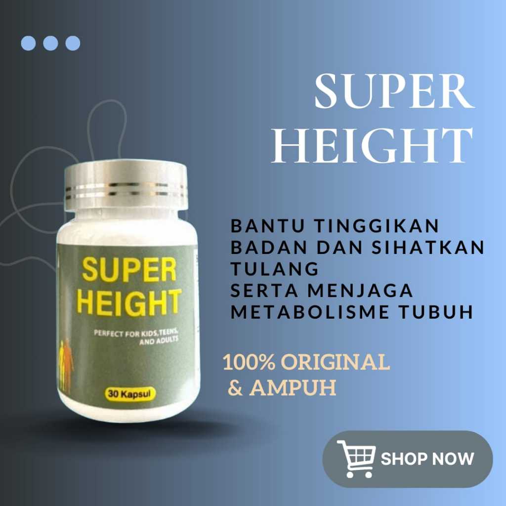 UBAT TINGGI BADAN HERBAL SUPER HEIGHT 10X GANDA CEPAT BERKESAN BANTU ...