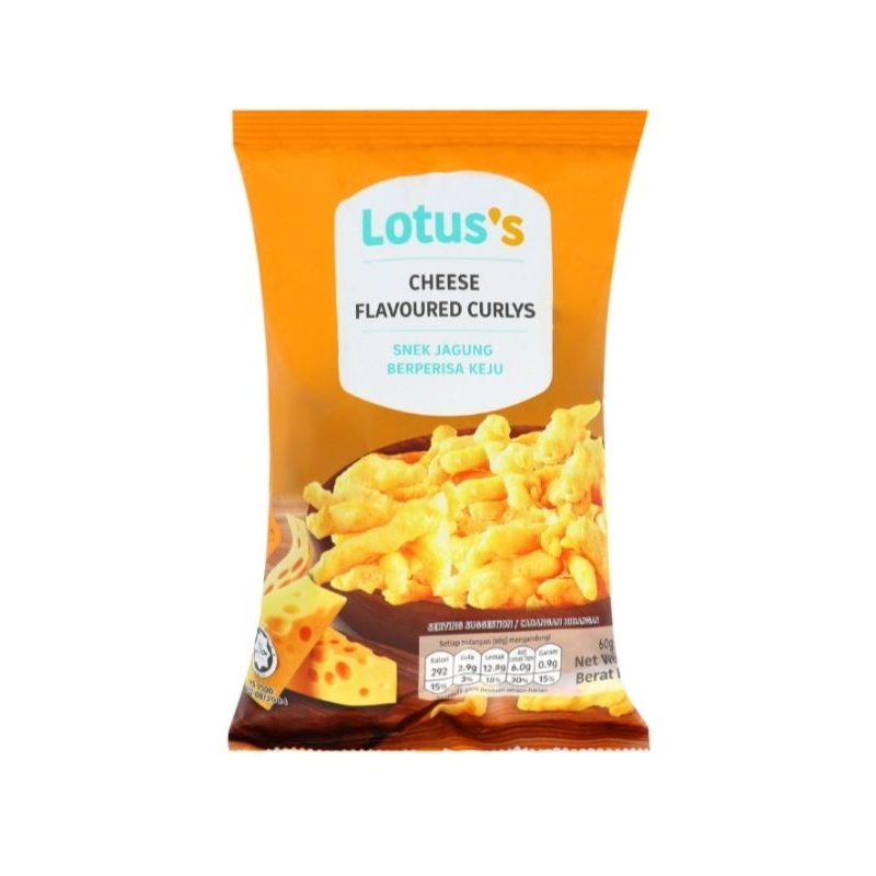 LOTUS Halal Cheese Flavoured Curlies 60g | Shopee Malaysia
