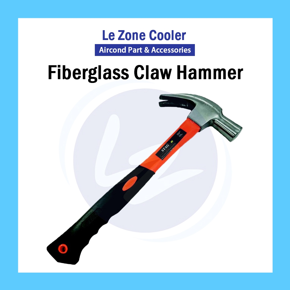 Stag Fiberglass Claw Hammer 27mm | Shopee Malaysia