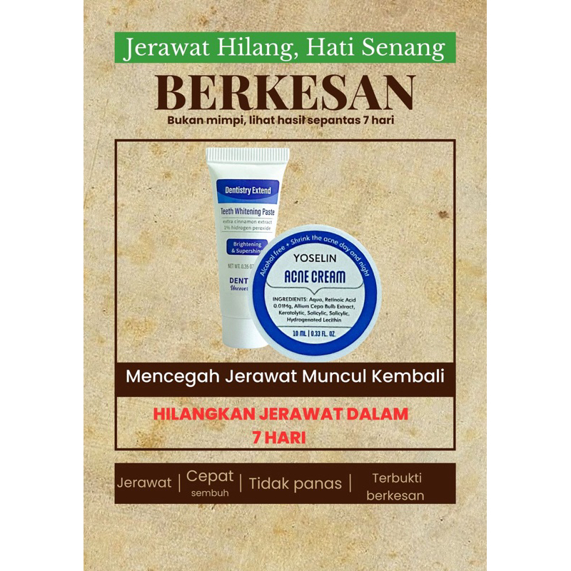 Acne Cream Krim Jerawat YOSELIN® Paling Berkesan Acne Cystic Cream ...