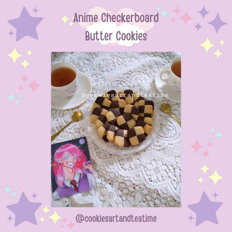 Anime Checkerboard Butter Cookies | Shopee Malaysia