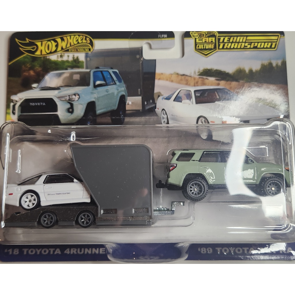 Hotwheels Team Transport Toyota 4Runner and 89 Toyota Supra | Shopee ...