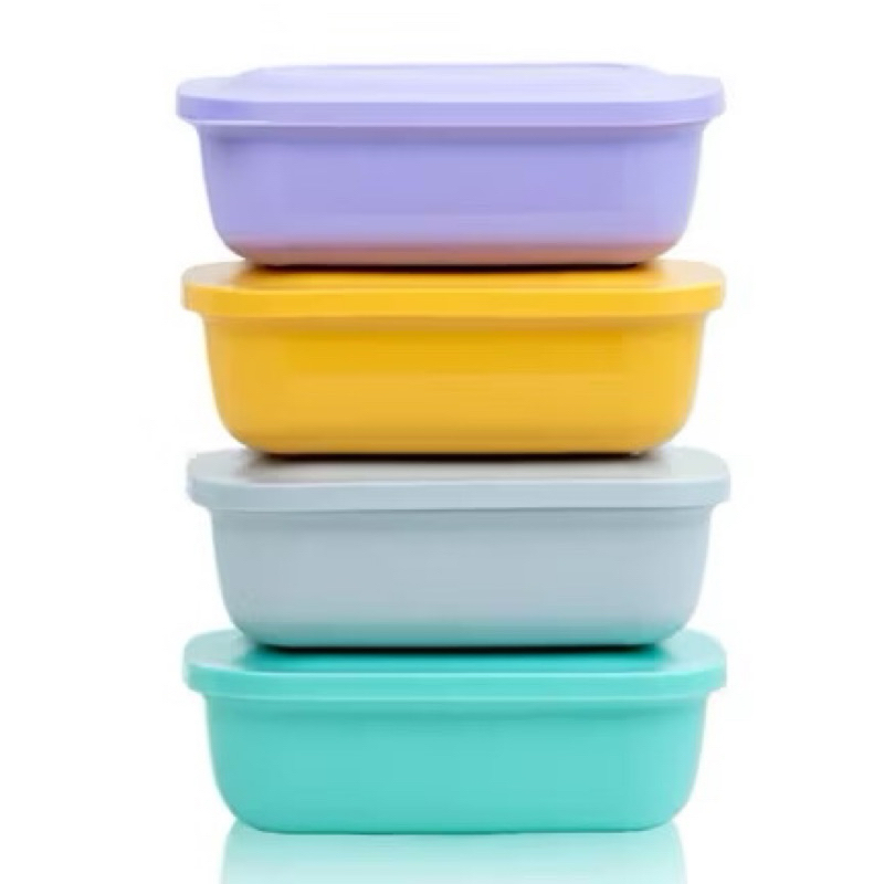 Tupperware Small Rectangular Saver (4pcs)500ml | Shopee Malaysia