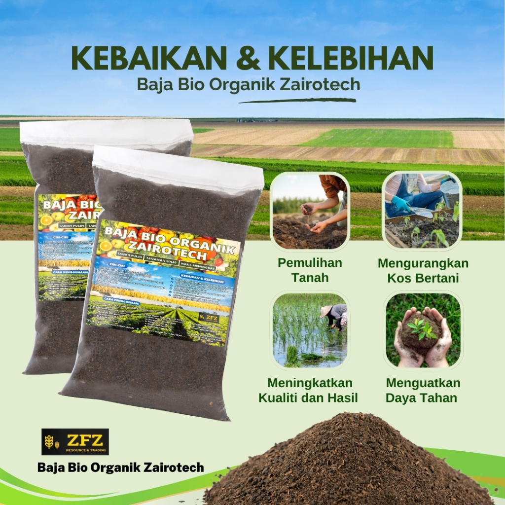 Baja Bio Organik Zairotech/Baja Paksa Buah/Baja Paksa Gemuk/Booster ...