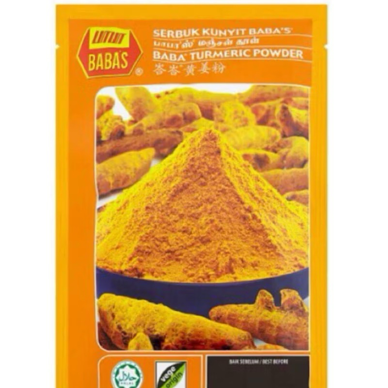 BABAS SERBUK KUNYIT 125g / 250g | Shopee Malaysia