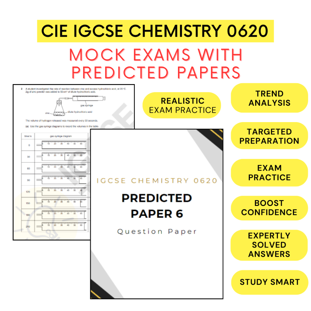 Cambridge IGCSE Chemistry 0620 Mock Exams with Predicted Papers ...