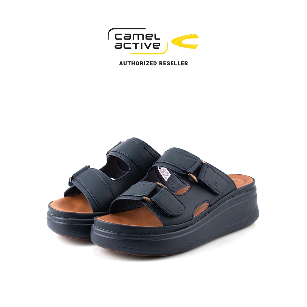 camel active Women Camilia Velcro Strap Slip-On Sandal 782301-KT01SV-43 ...