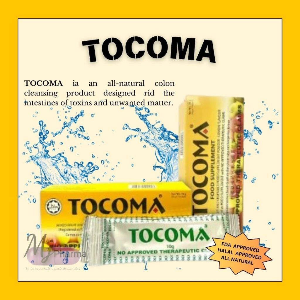 TOCOMA Total Colon Management 7 sachets x 10 grams constipation ...