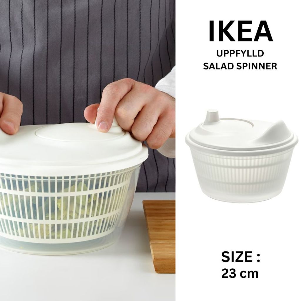 IKEA TOKIG / UPPFYLLD Salad Spinner | Shopee Malaysia