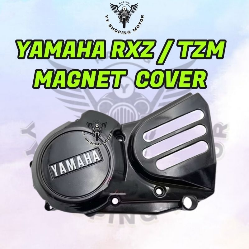 YAMAHA RXZ TZM MAGNET COVER PENUTUP MAKNET SPROCKET COVER PENUTUP ...