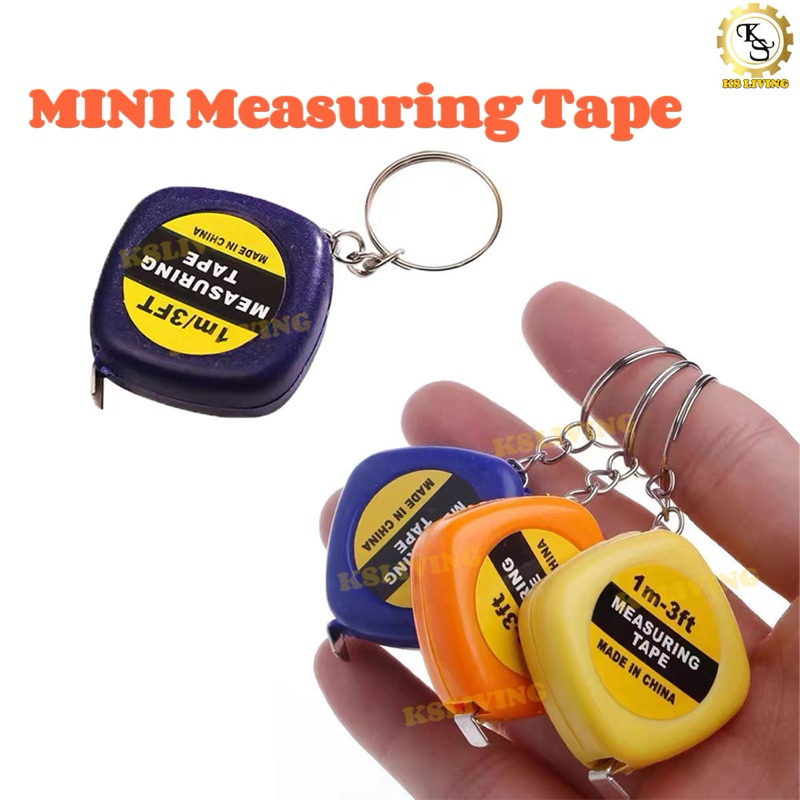 Kim.S Mini Measuring Tape 1M Tali Tape Ukur 1M Measure Tape Measuring ...