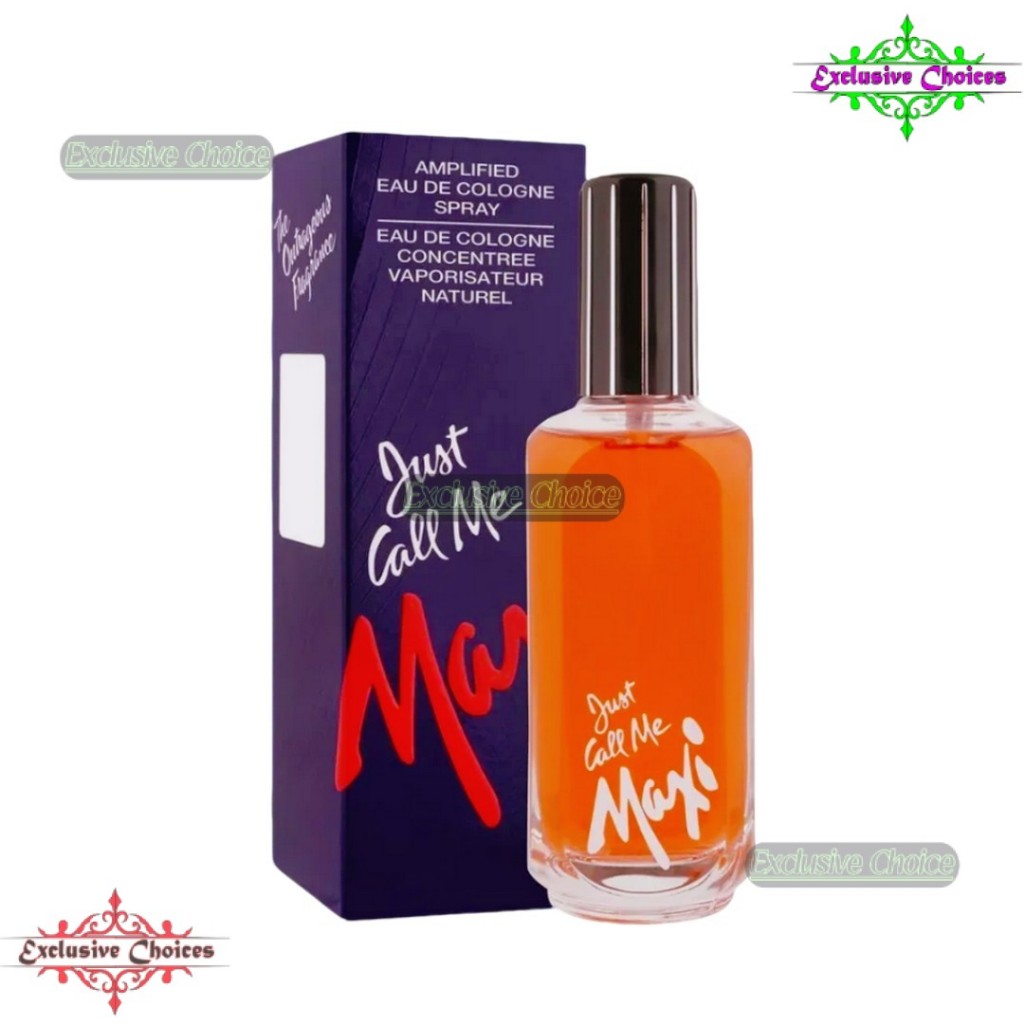 "Just Call Me MAXI" Amplified Cologne Perfume | Shopee Malaysia