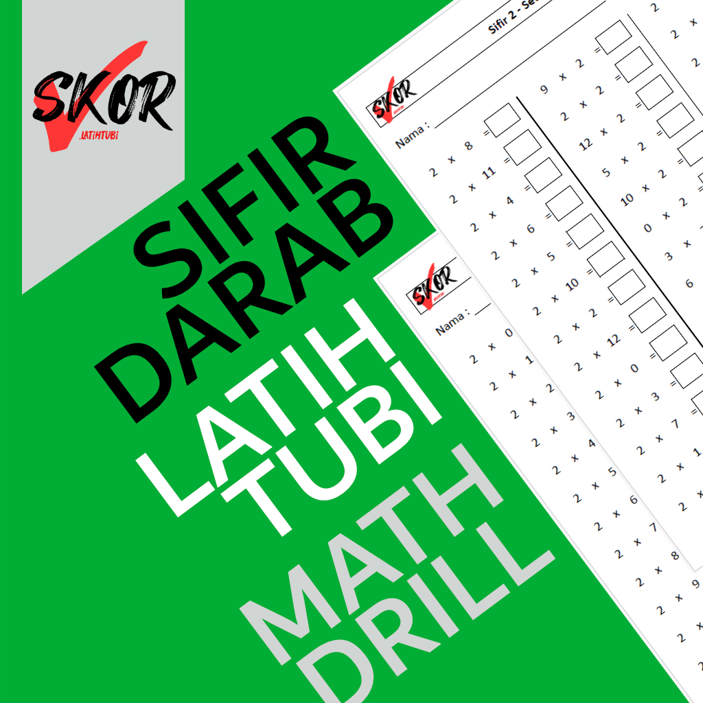 Latih Tubi Matematik - Sifir | Latihan Math Drill | PDF Printable | Shopee Malaysia