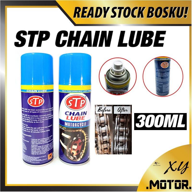 (300ML) STP CHAIN LUBE RANTAI MINYAK SPRAY YAMAHA EX5 LC135 Y15ZR ...