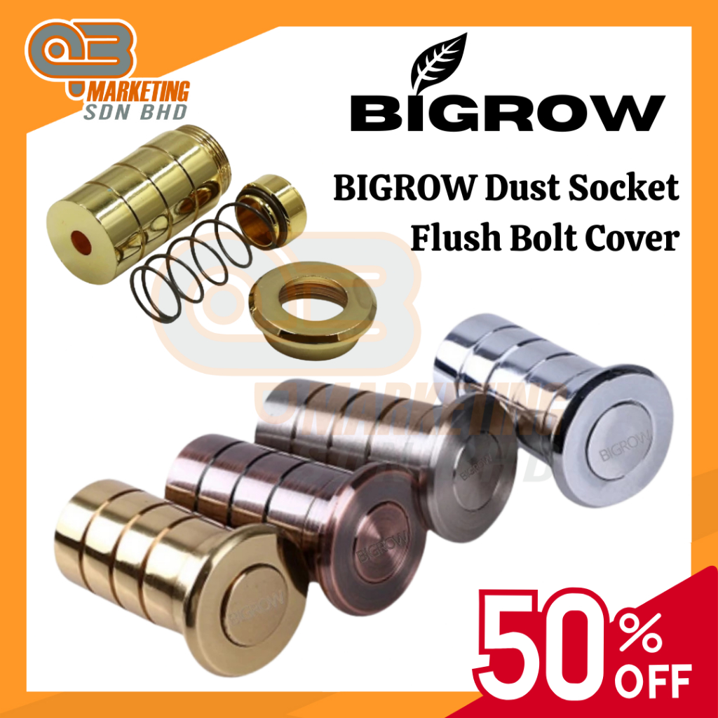 BIGROW Dust Socket Flush Bolt Cover | Penutup Lubang Pintu | Shopee ...