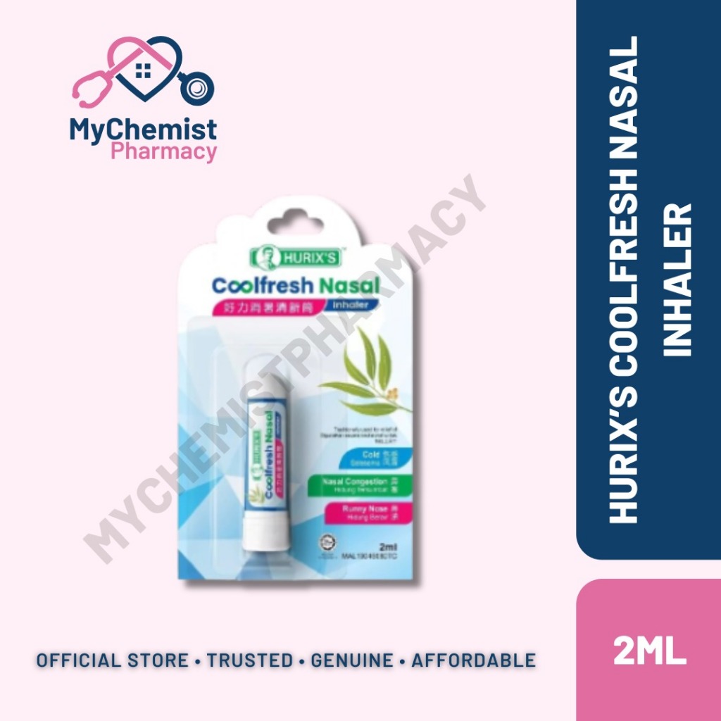 HURIX'S Coolfresh Nasal Inhaler (2ml) - Stress Relief | Shopee Malaysia