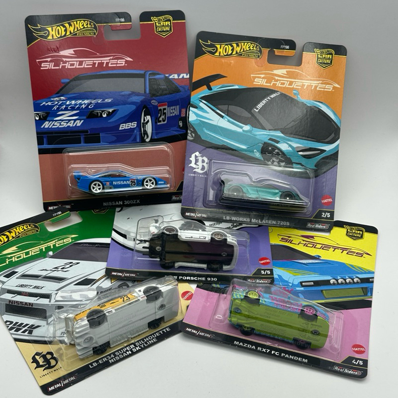 HOT WHEELS CAR CULTURE 2025 SILHOUETTES (PANDEM,300ZX,RWB,LBWK,ER34 ...