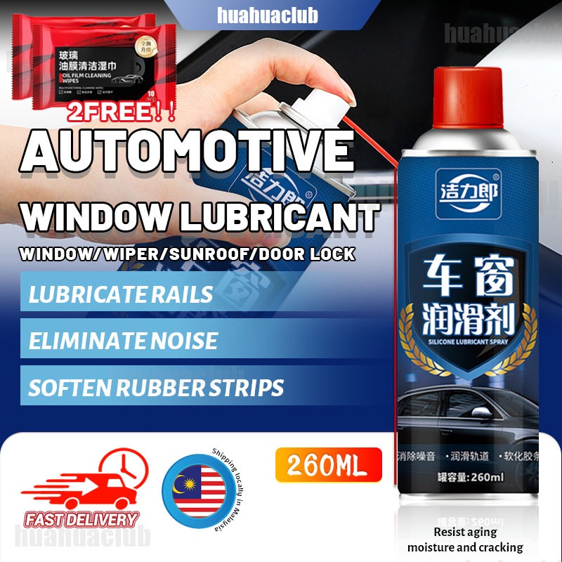 [100% Original] Car Window Lubricant Spray Pelincir Cermin Kereta Anti ...