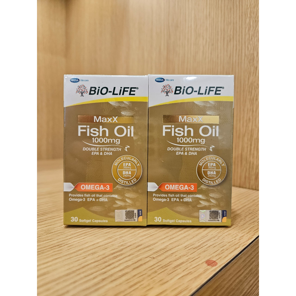 BIOLIFE MAXX FISH OIL 1000MG 30'SX2 | Shopee Malaysia