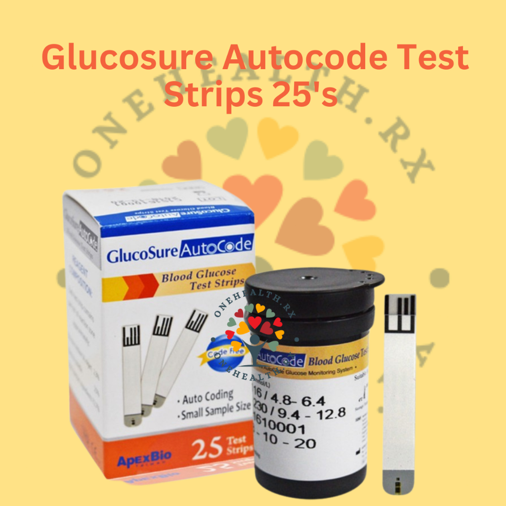 PROMO!! Glucosure Autocode Glucose Test Strip 25's | Shopee Malaysia