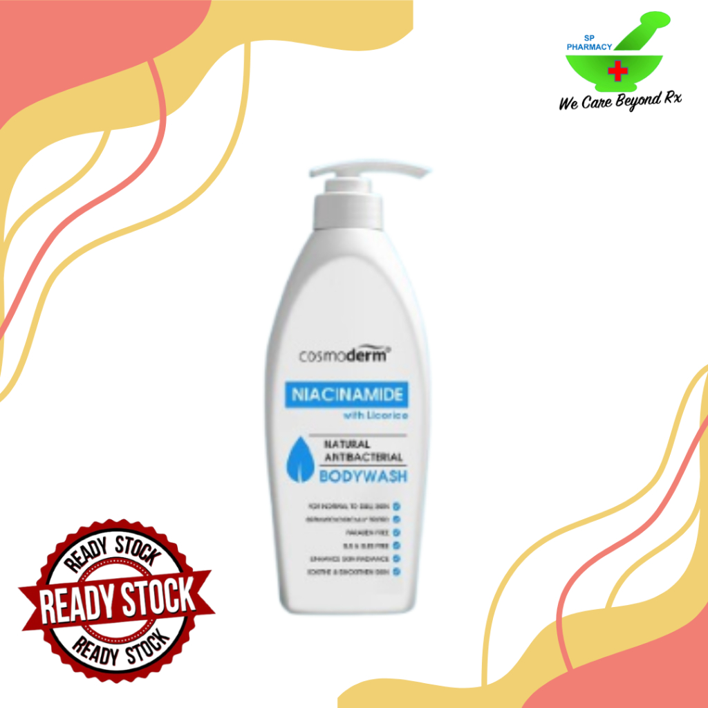 COSMODERM NIACINAMIDE WITH LICORICE BODYWASH 500ML (EXP MAY 2027 ...