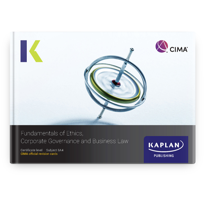 2025 CIMA Fundamentals of Ethics, Governance and Law Revision Cards ...