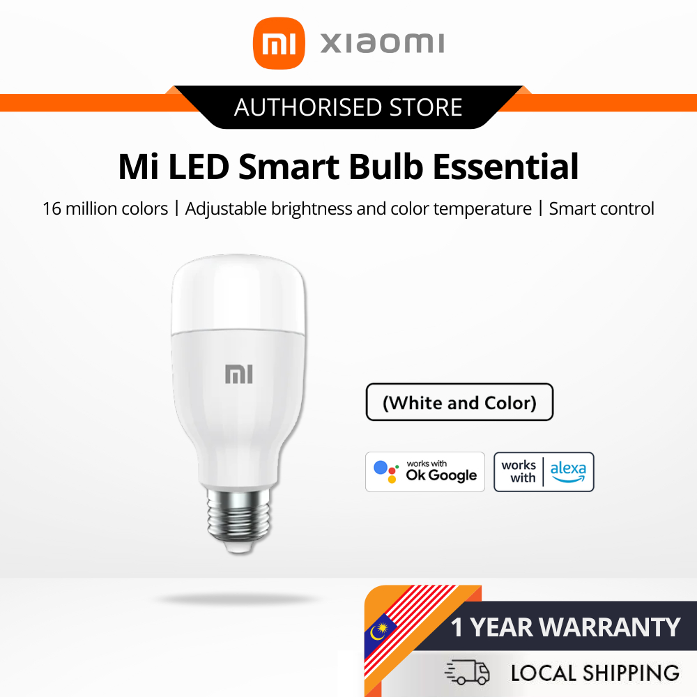 Xiaomi Smart LED Bulb (White & Color) | Shopee Malaysia