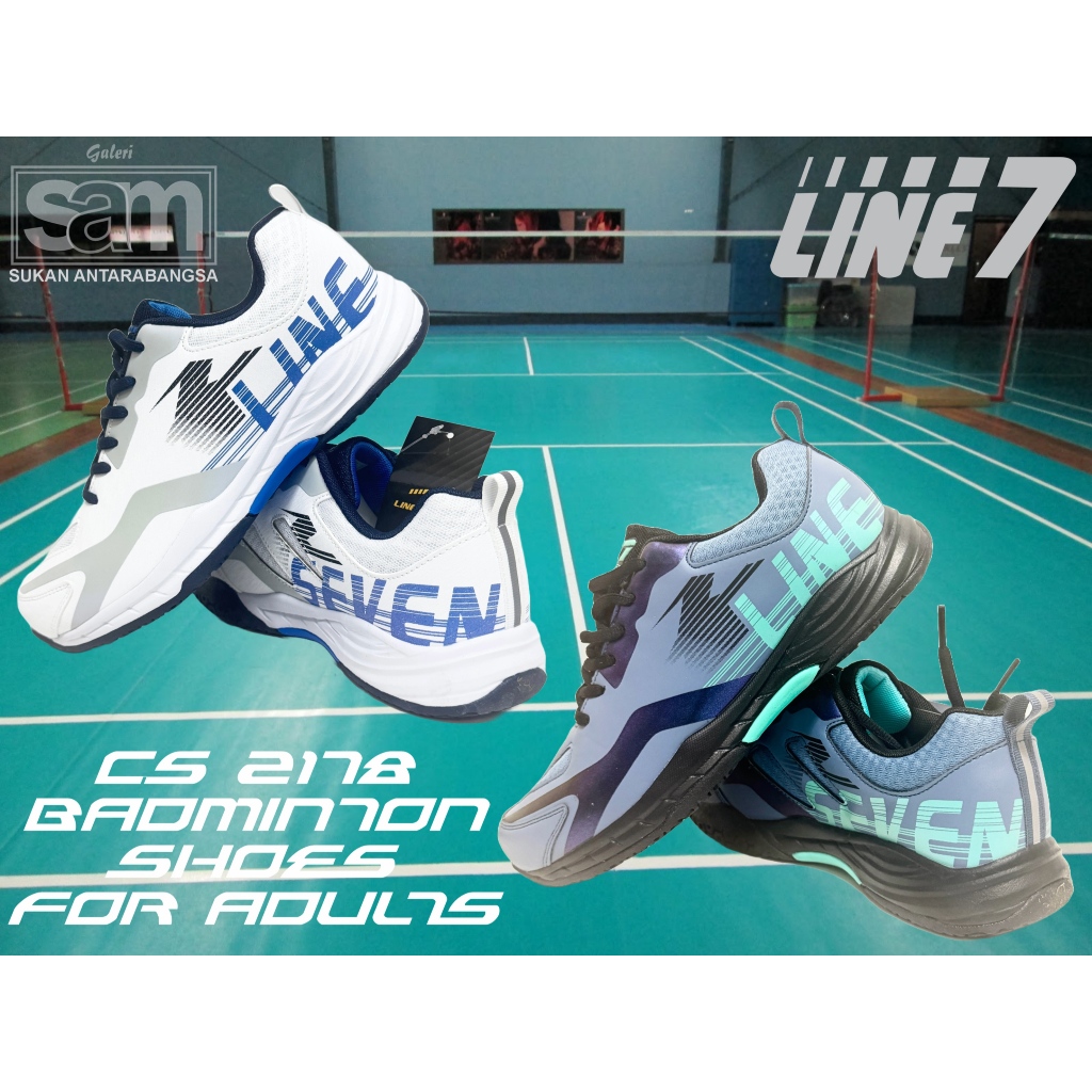 Kasut Badminton LINE 7 CS2178 Performance Badminton Shoes Court Shoes ...
