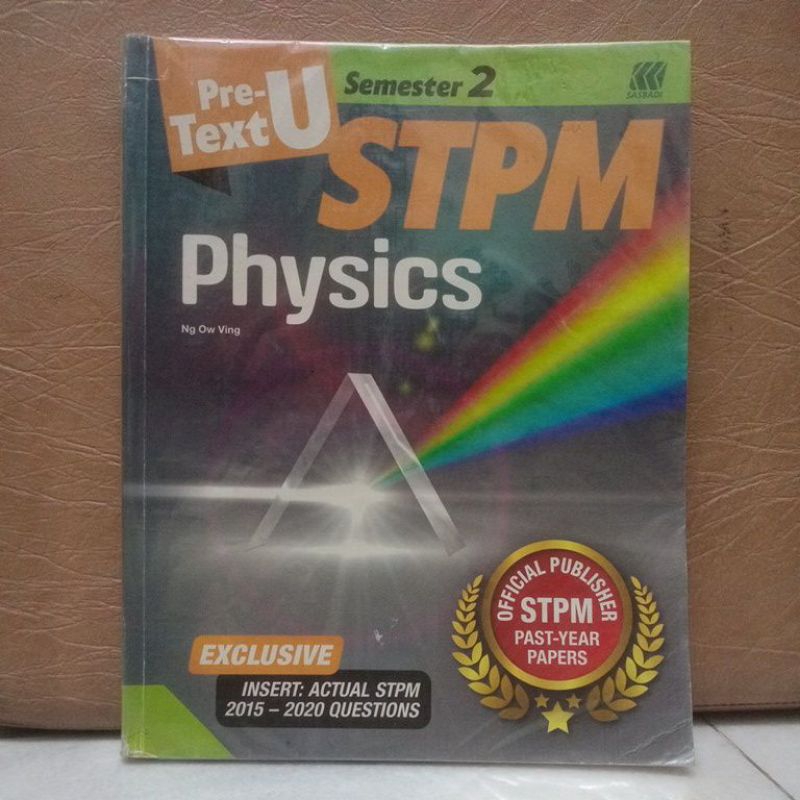 STPM Second Hand Textbook | SASBADI PHYSICS SEM 2 | Shopee Malaysia