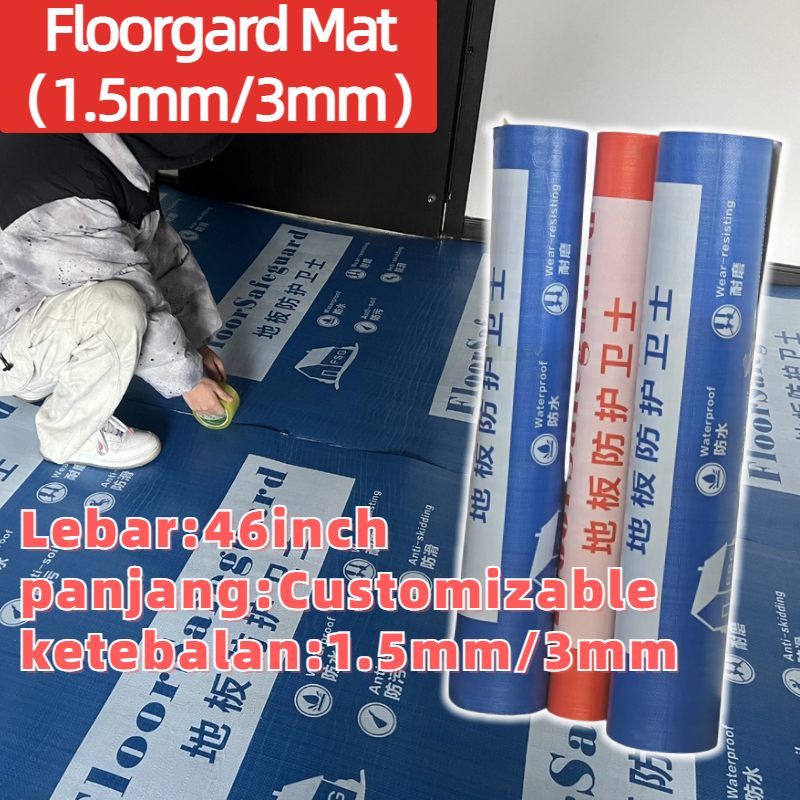 Floorgard Mat 1.5mm 3mm Underlay Floorguard Mat SPC Flooring Hybrid ...