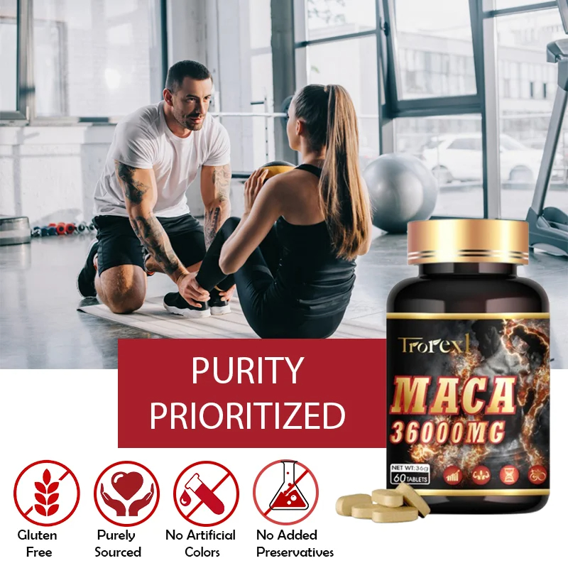 Trorexl Maca and American Ginseng Tablets Increase Men's Health ...