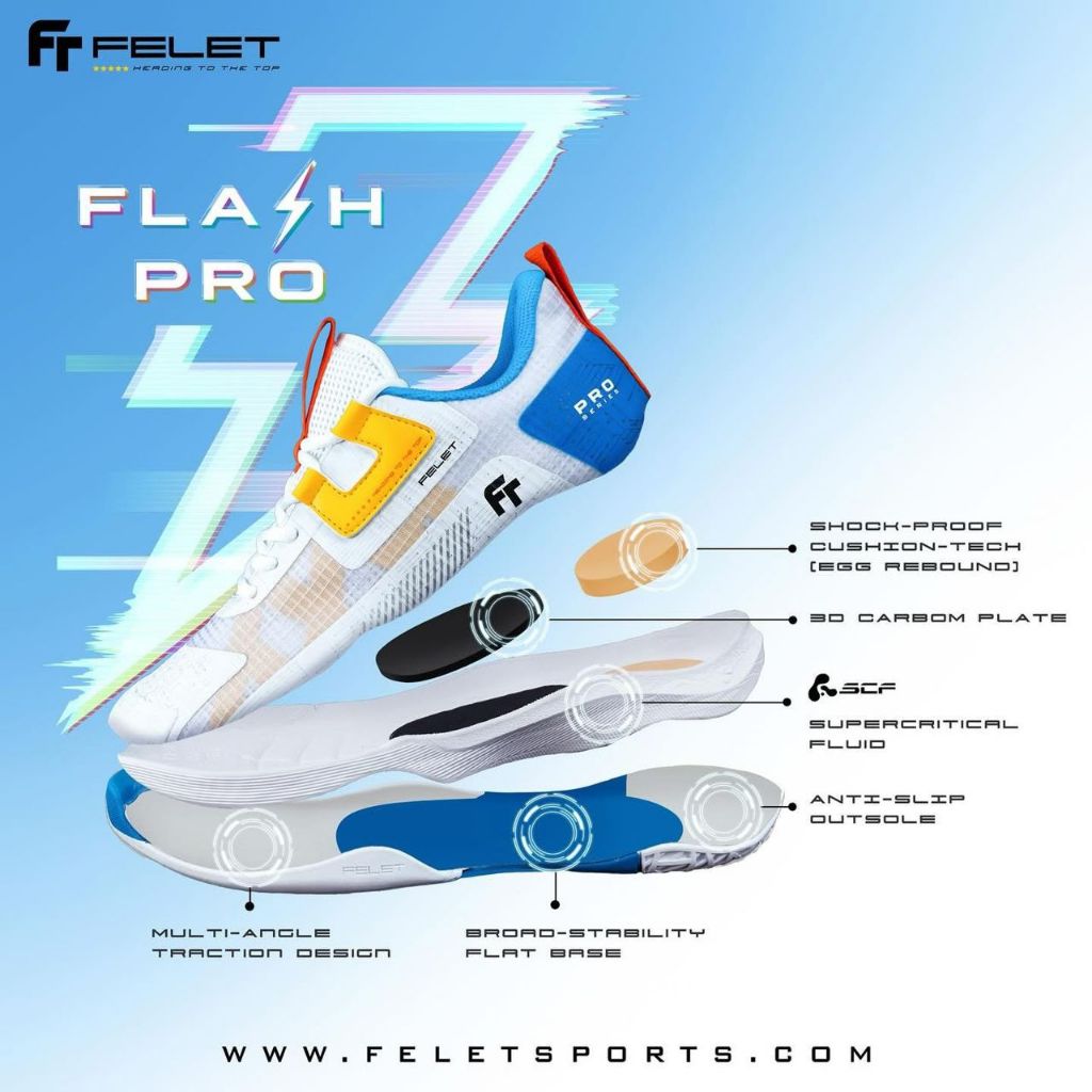 (READY STOCK ) FELET FLASH PRO BADMINTON SHOES (BRAND NEW) | Shopee ...
