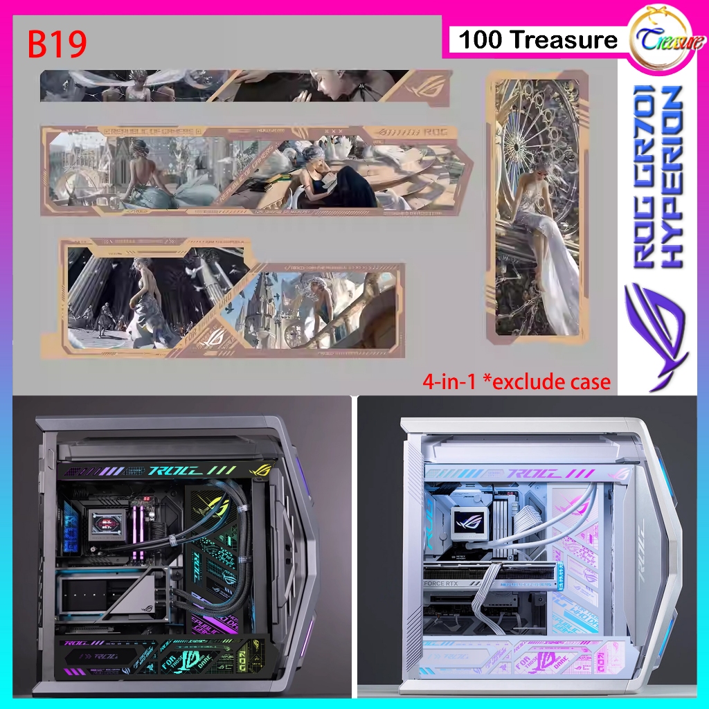 Pre-order: ASUS ROG GR701 Hyperion Case Anime Theme Set CPU Light Board ...