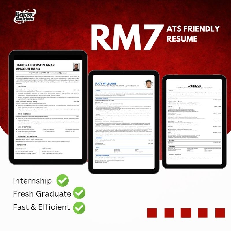 Service Buat Resume | ATS Friendly & Affordable for Internship & Fresh ...