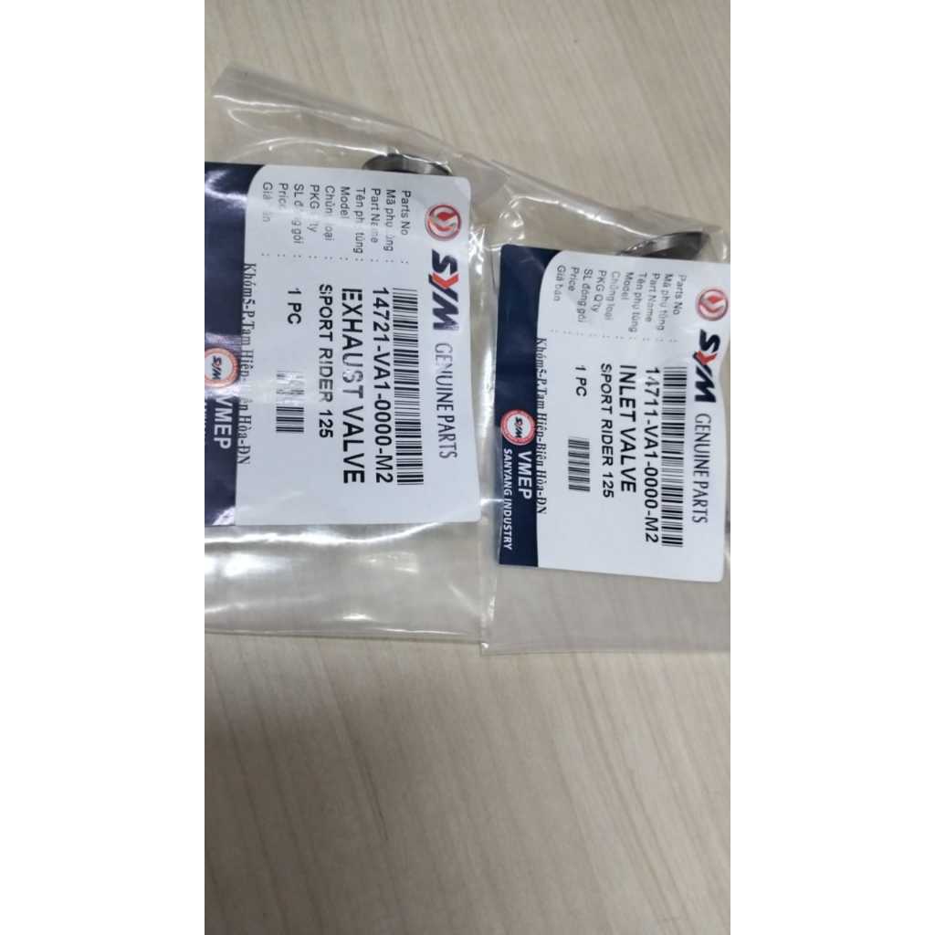 [100% ORI SYM] SPORT RIDER 125i INTAKE & EXHAUST VALVE ENGINE VALVE SET ...