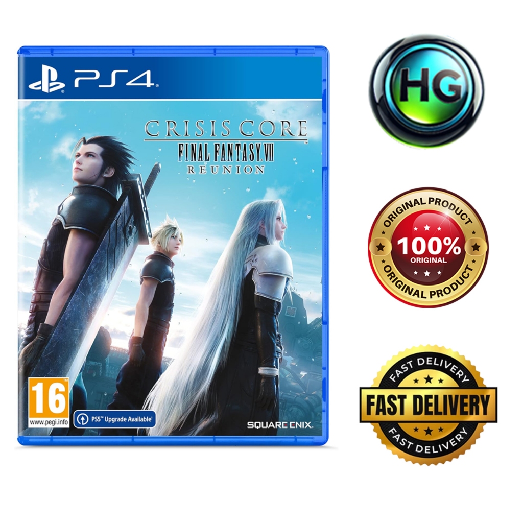CRISIS CORE FINAL FANTASY VII REUNION - PS4/PLAYSTATION 4 GAME DISC ...