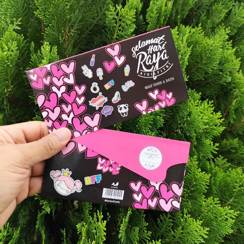 [ PAKET 7+1 PERCUMA ] Mini Love Sampul Raya Cantik 2025 ANGPAO MONEY ...
