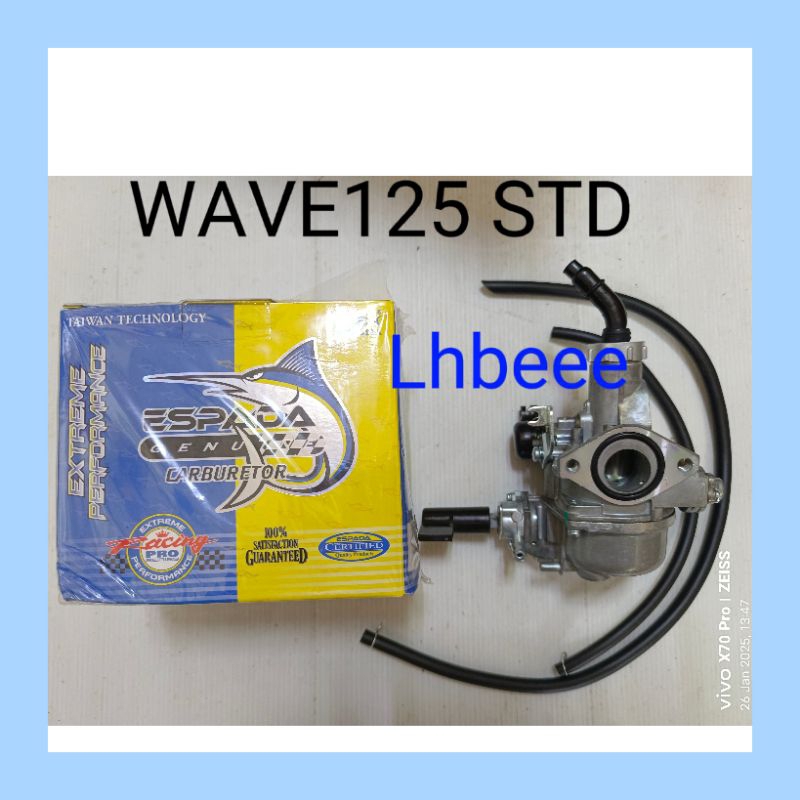 WAVE125 WAVE 125 CARBURETOR ESPADA STD 22.5MM RACING CARBURATOR ...