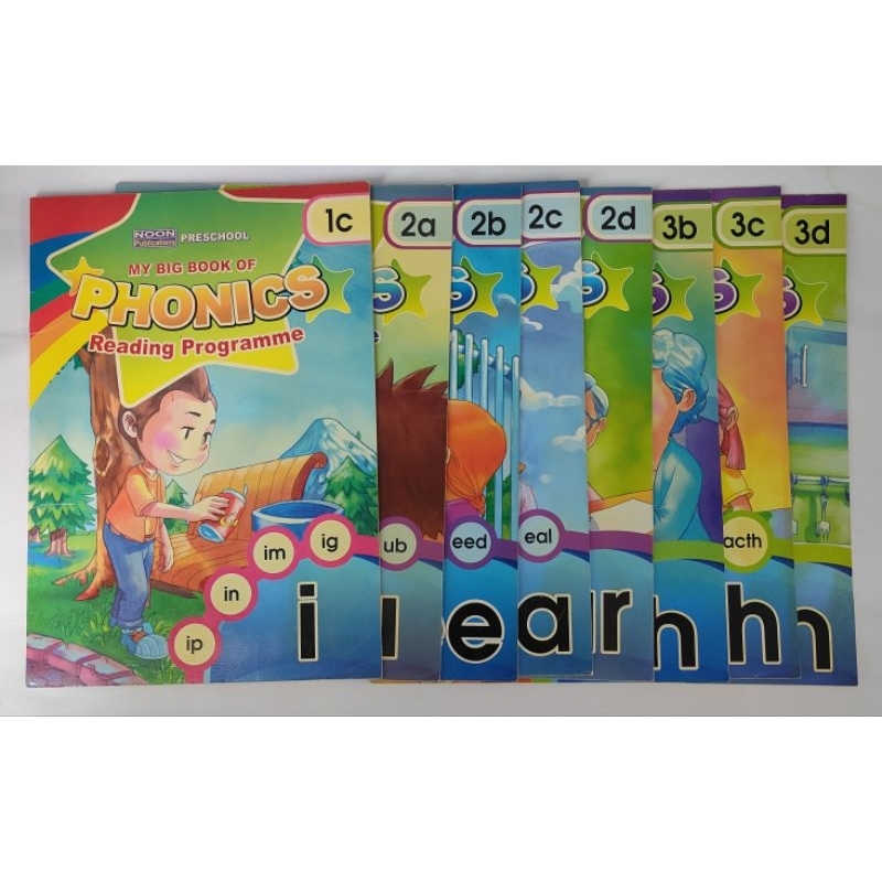 My Big book Of Phonics Reading Program English Children Learning Books ...