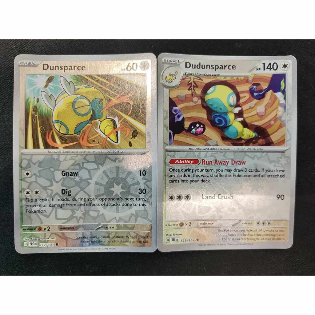 Pokemon TCG - Dudunsparce + Dunsparce [Run Away Draw] | Shopee Malaysia