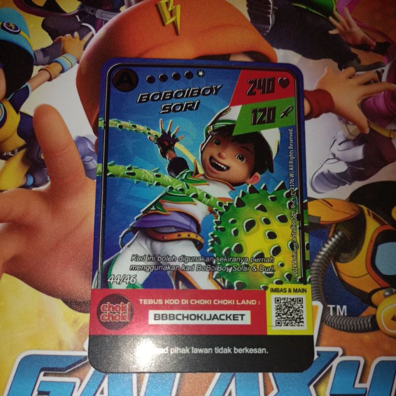 CHOKI-CHOKI CARD & MEDALLION BOBOIBOY | Shopee Malaysia